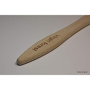 Virgin Forest 10 Pcs Soft Bristles Bamboo Toothbrush, Biodegradable Natural Bamboo Charcoal Toothbrushes, Eco Friendly Color Bristle Wood Tooth Brushes