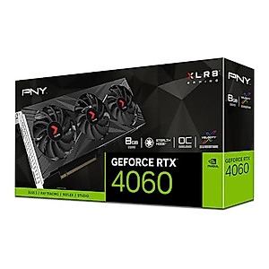 PNY GeForce RTX™ 4060 8GB XLR8 Gaming Verto RGB Triple Fan OC Graphics Card DLSS 3