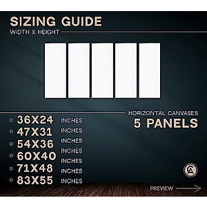 Natural Marble Stone Canvas Print 5 Panels / 36x24 inches