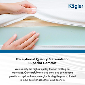 Kogler Innerspring Hybrid Semi-Truck/RV Mattress - 7" Trucker Mattress, 32x80