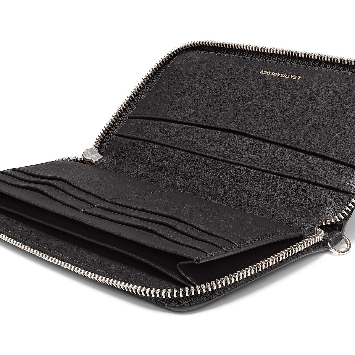 Leatherology Black Onyx Windsor Checkbook Wallet