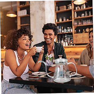 BRIGHTFUFU Coffee Hand Pot Coffee Kettle Gooseneck Kettle Stovetop Coffee Dripper Pot Coffee Espresso Machine Gooseneck Coffee Pots Coffee Maker Narrow Spout Water Kettle Espresso Pot Glass