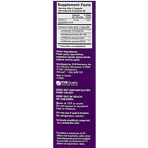 Cvs Health Maximum Strength Probiotic Dietary Supplement