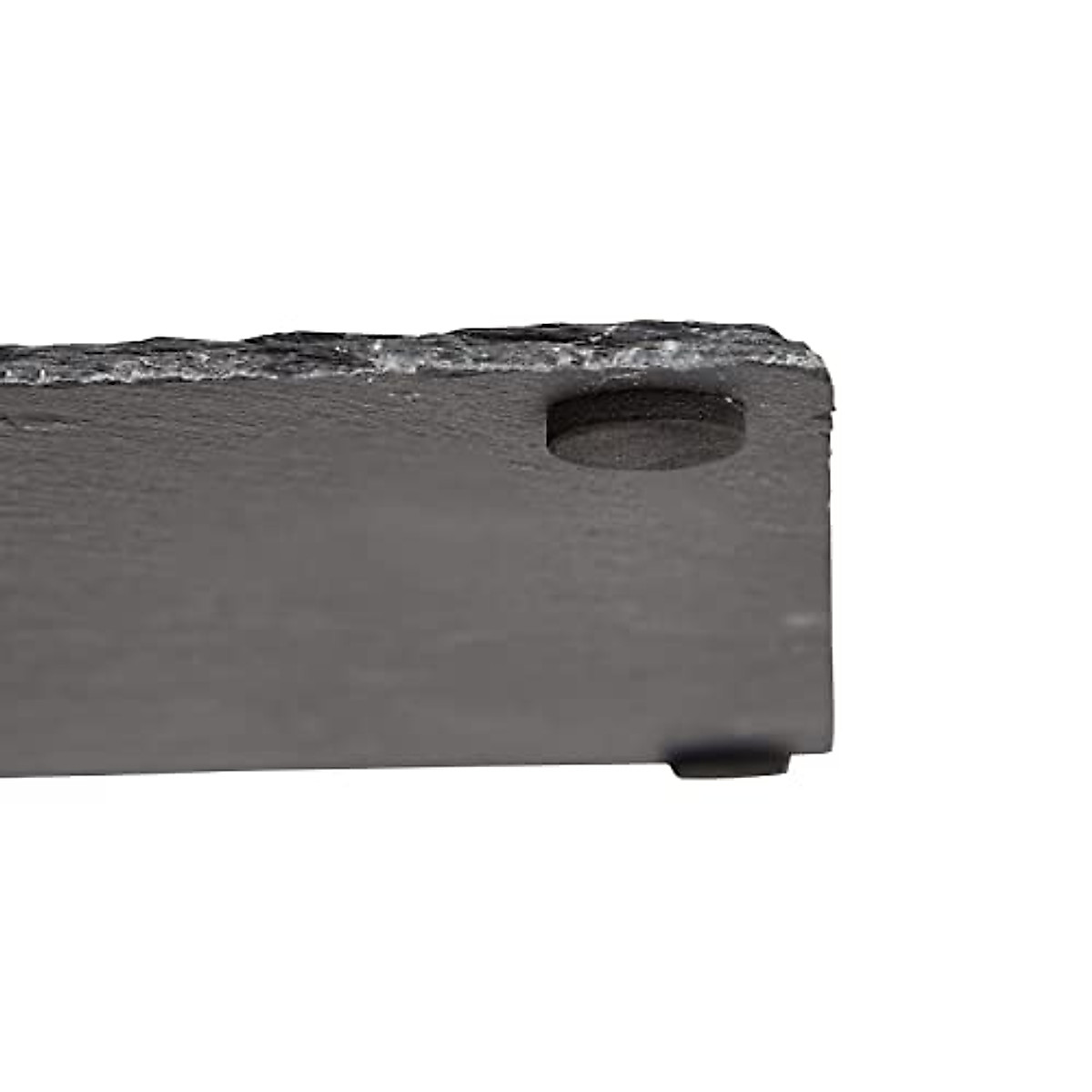 Juvale Set of 6 Black Slate Charcuterie Boards with Chalk, Individual Stone Plates for Cheese, Meat, Appetizers (8 x 12 In)