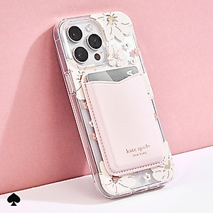 kate spade new york Magnetic Wallet/Card Holder - Compatible with MagSafe Phones and Cases - Pale Dogwood
