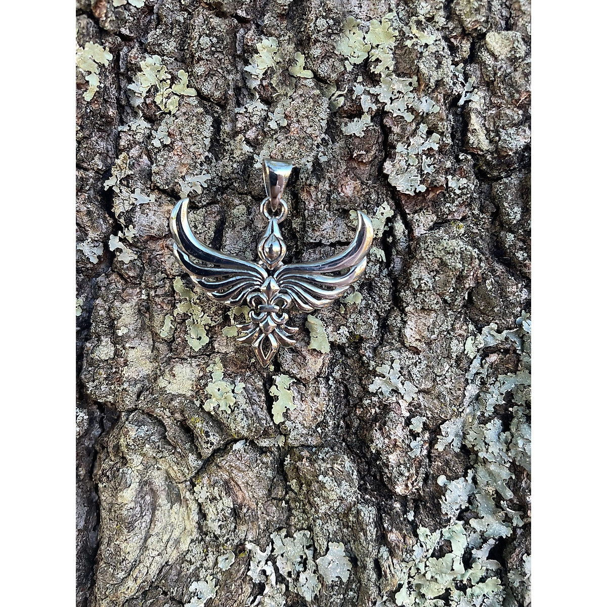 Jewelry Trends Rising Phoenix Modern Style Sterling Silver Pendant