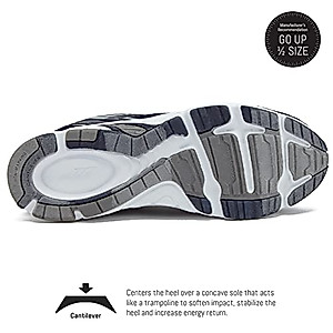 Avia Forte 2.0 Men’s Running Shoes, Lightweight Trail or Running Athletic Sneakers for Men - Navy Blue/Dark Grey/Silver Grey, 10 Extra Wide