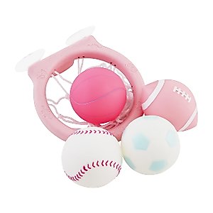 Mud Pie Baby Girls' Pink Sports Bath Toy Set
