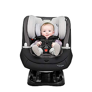 Maxi-Cosi Pria All-in-One Convertible Car Seat, rear-facing, from 4-40 pounds; forward-facing to 65 pounds; and up to 100 pounds in booster mode, Silver Charm
