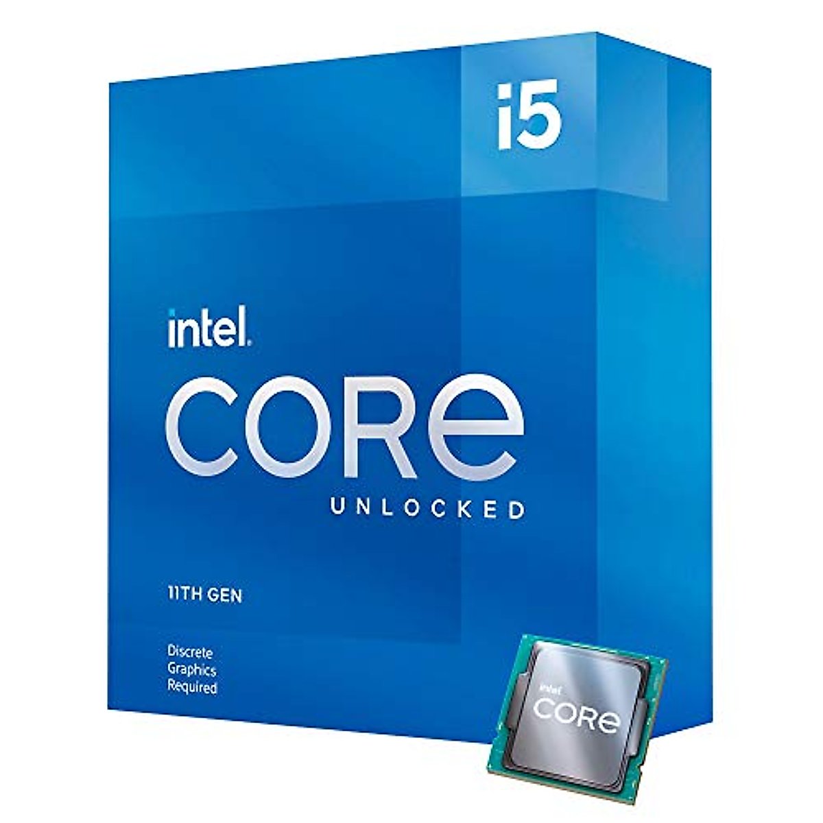 Intel® Core™ i5-11600KF Desktop Processor 6 Cores up to 4.9 GHz Unlocked LGA1200 (Intel® 500 Series & Select 400 Series Chipset) 125W