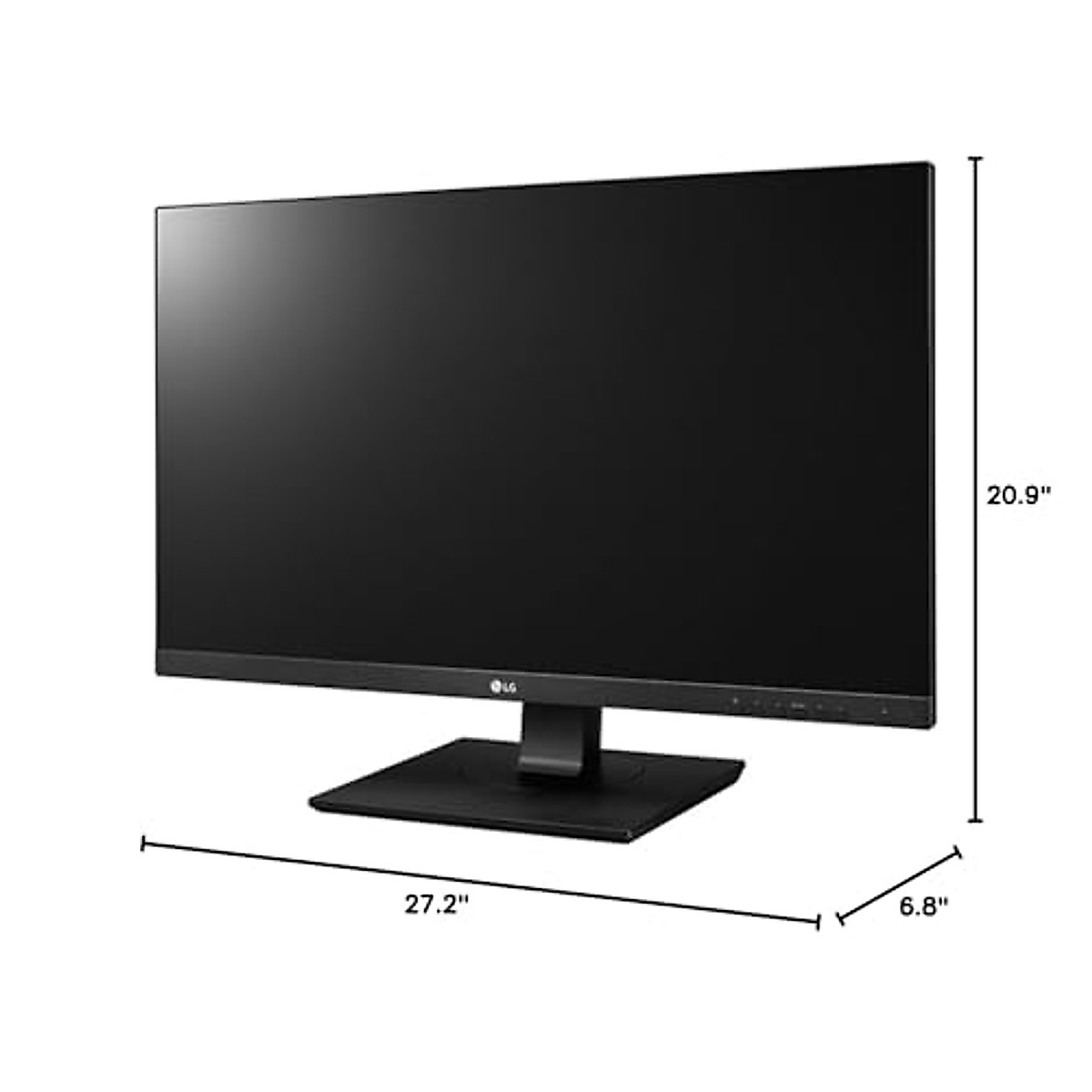 LG 27” 27BK750Y-B Class (27” Diagonal) 1920x1080 5M: 1 16: 9 DVI-D HDMI DP USB Black IPS Multi-Tasking Monitor