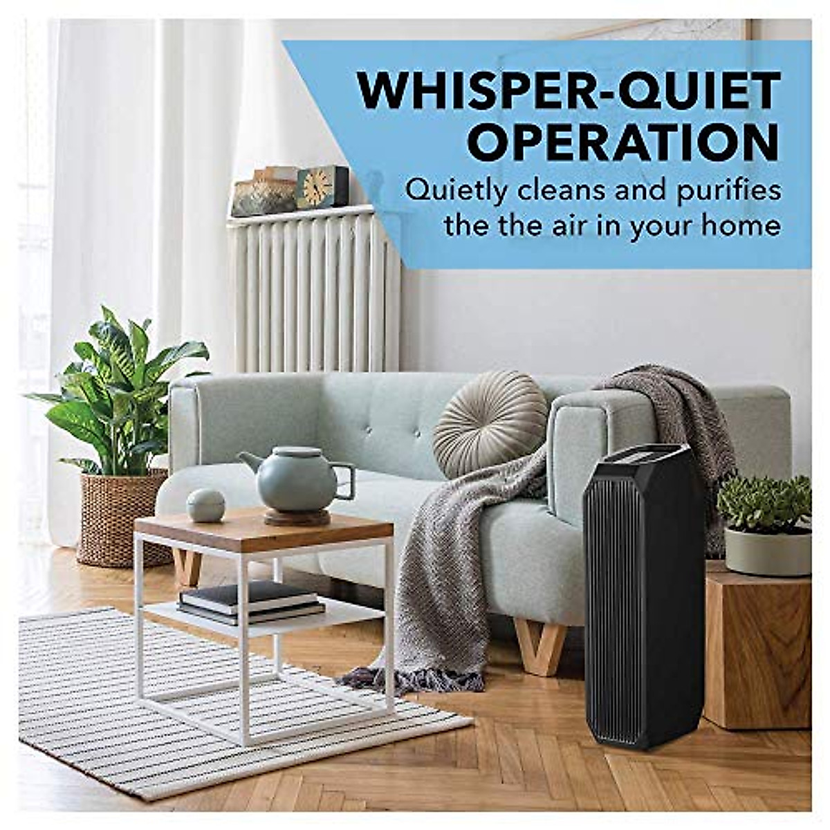 Air Purifier with UV LED Germicidal Light