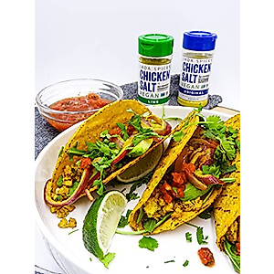 Vegan Ground Chicken Mix - MIX, SHAPE, COOK The Best Vegan Chicken Meals - Shape Into Vegan Nuggets, Patties, Tenders - Baked, Grilled or Fried Chicken (Original, Mediterranean 2pack)