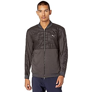 PUMA Golf 2020 Men's Cloudspun Stlth Camo Jacket, PUMA Black, Small