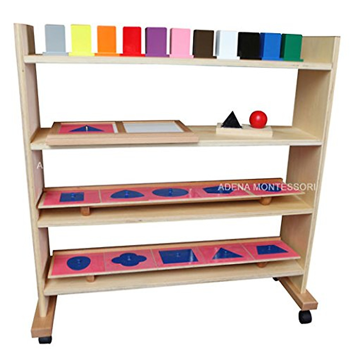 Adena Montessori Shelving Unit for Metal Inset Material