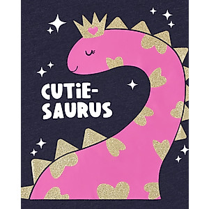 The Children's Place baby girls The Children's Place and Toddler Graphic T-shirt T Shirt, Dino, 12-18 Months US