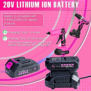 Cordless Detail Sander - 20V Electric Hand Sander with 22Pcs Sandpapers, 12000 RPM Mouse Sander with Dust Bag, Compact Palm Sander Tool for Tight Spaces Woodworking, 2.0Ah Battery and Charger Included