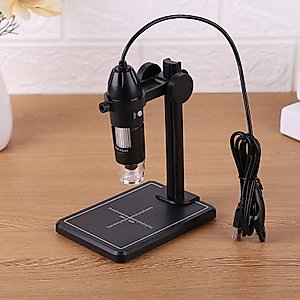VAKUUM Lab Microscope Slides 1600X USB Digital Microscope 8 LEDs 2MP Electronic Microscope Zoom Camera Microscope Parts