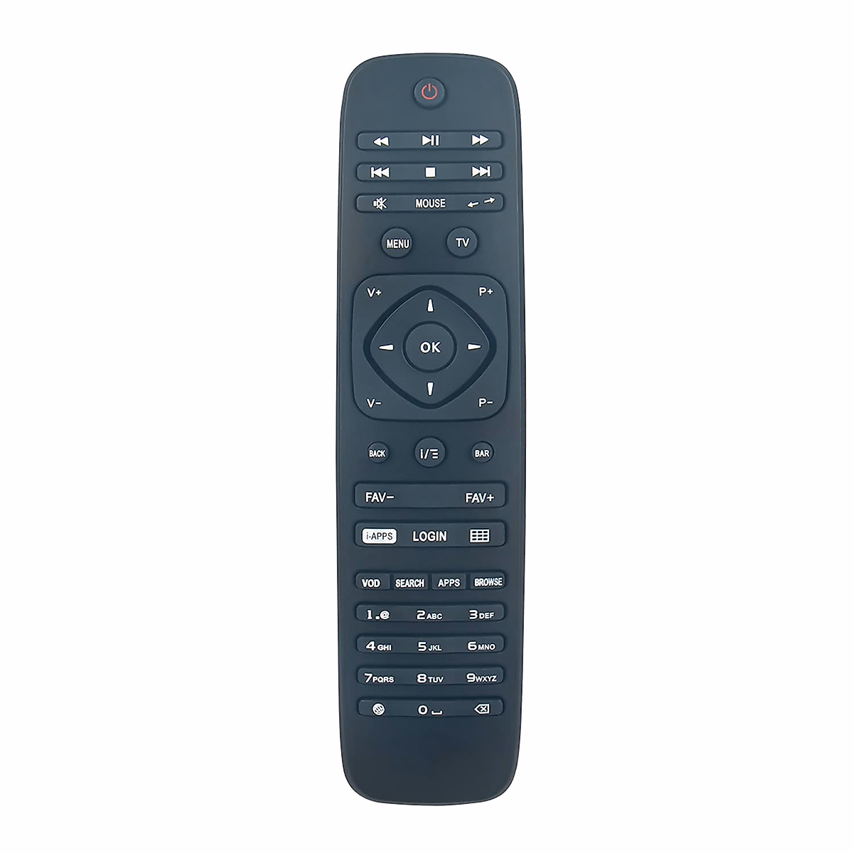 Allimity Replaced Remote Control Fit for KARTINA TV Comigo Quattro IPTV Box