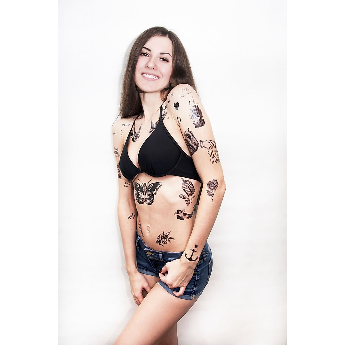 Cosplay Tats Harry Inspired Temporary Tattoo Bundle - Over 65 Tats - Several Styles - Harry Costume/Cosplay - MADE IN USA