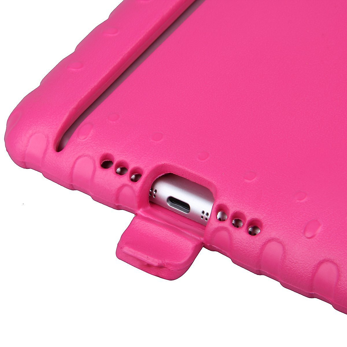 LEFON Kids Case for iPad Mini Shockproof Convertible Handle Light Weight Super Protective Stand Cover Case for Apple iPad Mini 3rd Gen/Mini 2 / Mini 1 (Rosy)