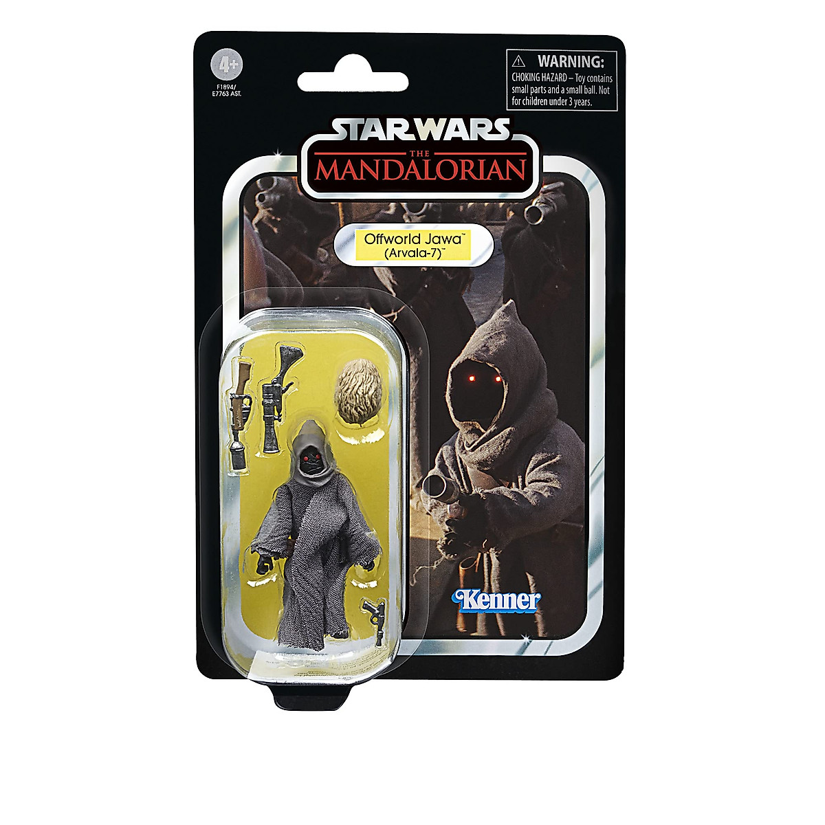 STAR WARS The Vintage Collection Offworld Jawa (Arvala-7) Toy, 3.75-Inch-Scale The Mandalorian Figure, Toys for Kids Ages 4 and Up,F1894