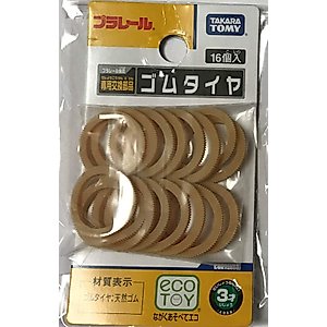 [Plarail Repair Parts] Rubber Tire (16pcs.)