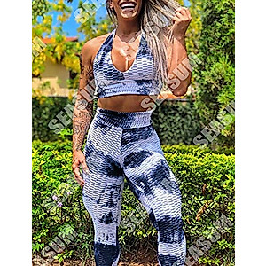 SEASUM Women's High Waist Yoga Pants Tummy Control Slimming Booty Leggings Workout Running Butt Lift Tights S