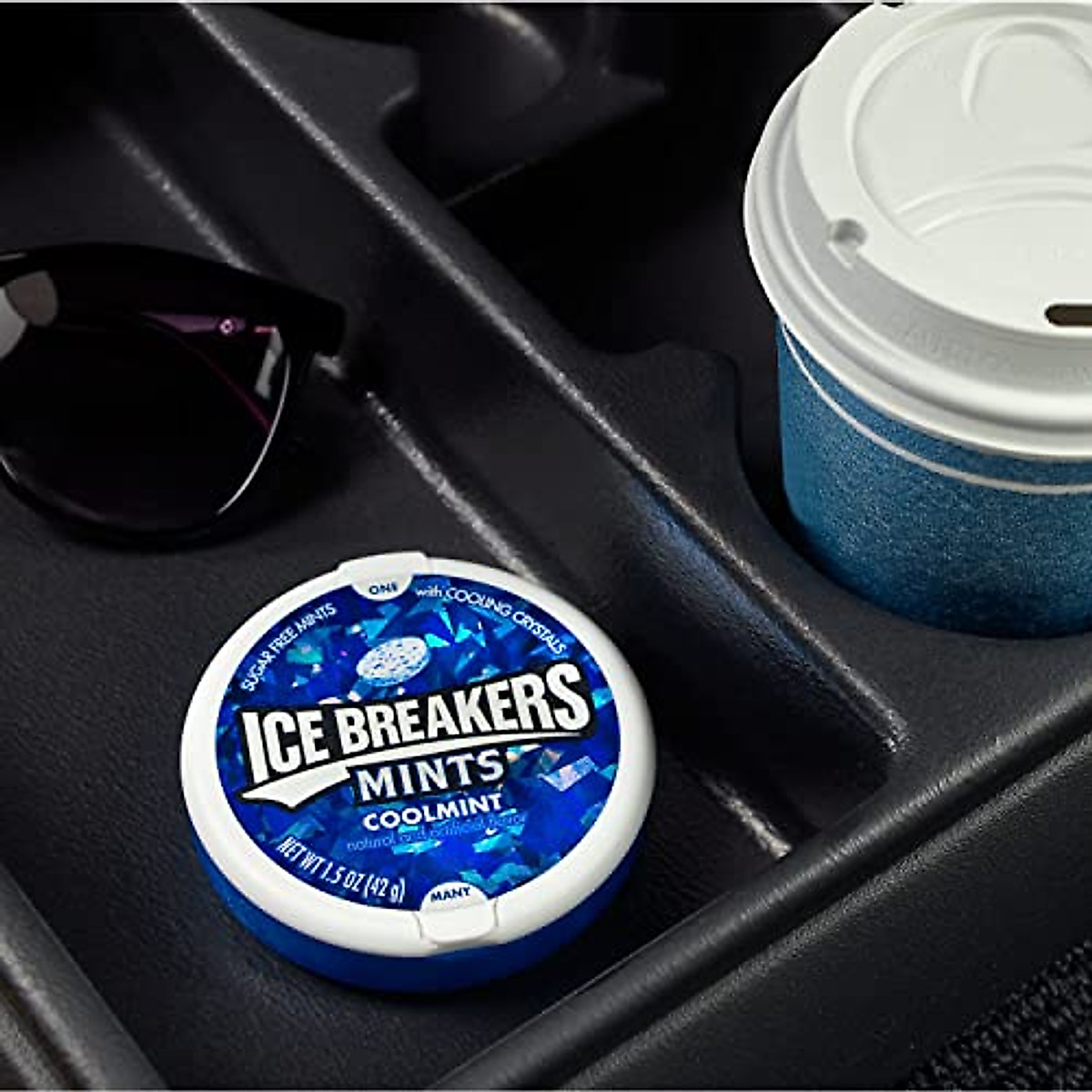 ICE BREAKERS Coolmint Sugar Free Breath Mints Tins, 1.5 oz (8 Count)