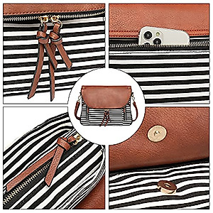 Crossbody Bags for Women, Large Capacity Canvas Travel Purses and Handbags for Women, Shoulder Messenger Bag for Daily Use