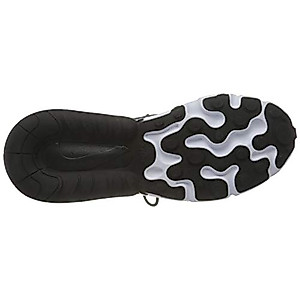 Nike Air Max 270 React Mens Running Trainers CI3866 Sneakers Shoes (UK 9.5 US 10.5 EU 44.5, Black White Black 004)