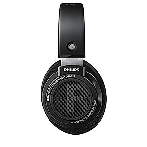 PHILIPS SHP9500 HiFi Precision Stereo Over-Ear Headphones (Black)