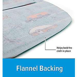 Camco Life is Better at the Campsite Tablecloth with Bench Covers | Provides a Clean Eating Surface for Outdoor Activities | Features an RV and Tree Sketch Design | (53380)