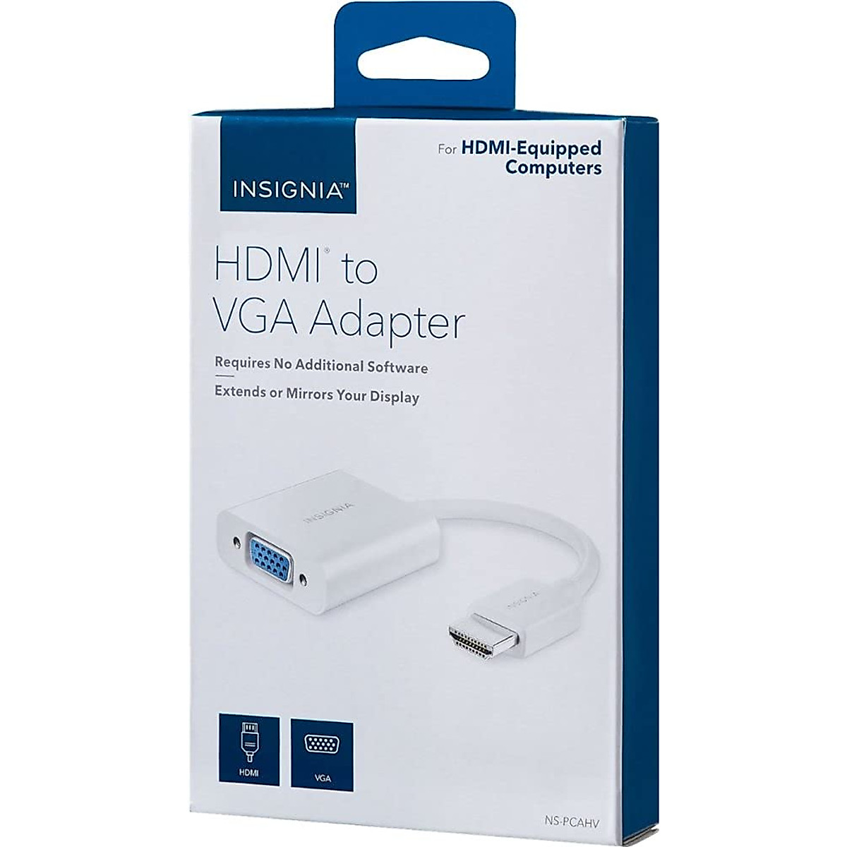 Insignia - HDMI to VGA Adapter - Model: NS-PCAHV