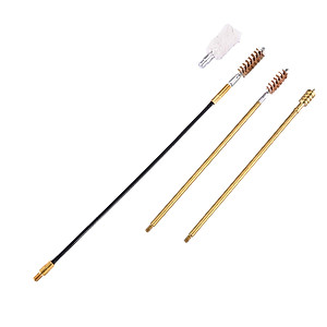 Raiseek Gun Cleaning Kit Rifle Handgun Shotgun Cleaning Kit in Zippered Portable Pouch for .22 .243 .280 .30 .357 .40 .45 Cal 12GA 20GA