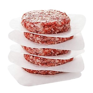 Square Parchment Paper 6x6Inch, Set of 300, Patty Paper,Non Stick Baking Parchment Sheet for Separate Burgers, Cookies When Storing, Freezing and Caramel Candy Wrappers