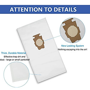 10-Pack Compatible with Kirby vacuum bag Fit for Sentria Fit for Avalir Ultimate G All Generations & Models Part 205811 204811 204814 204808