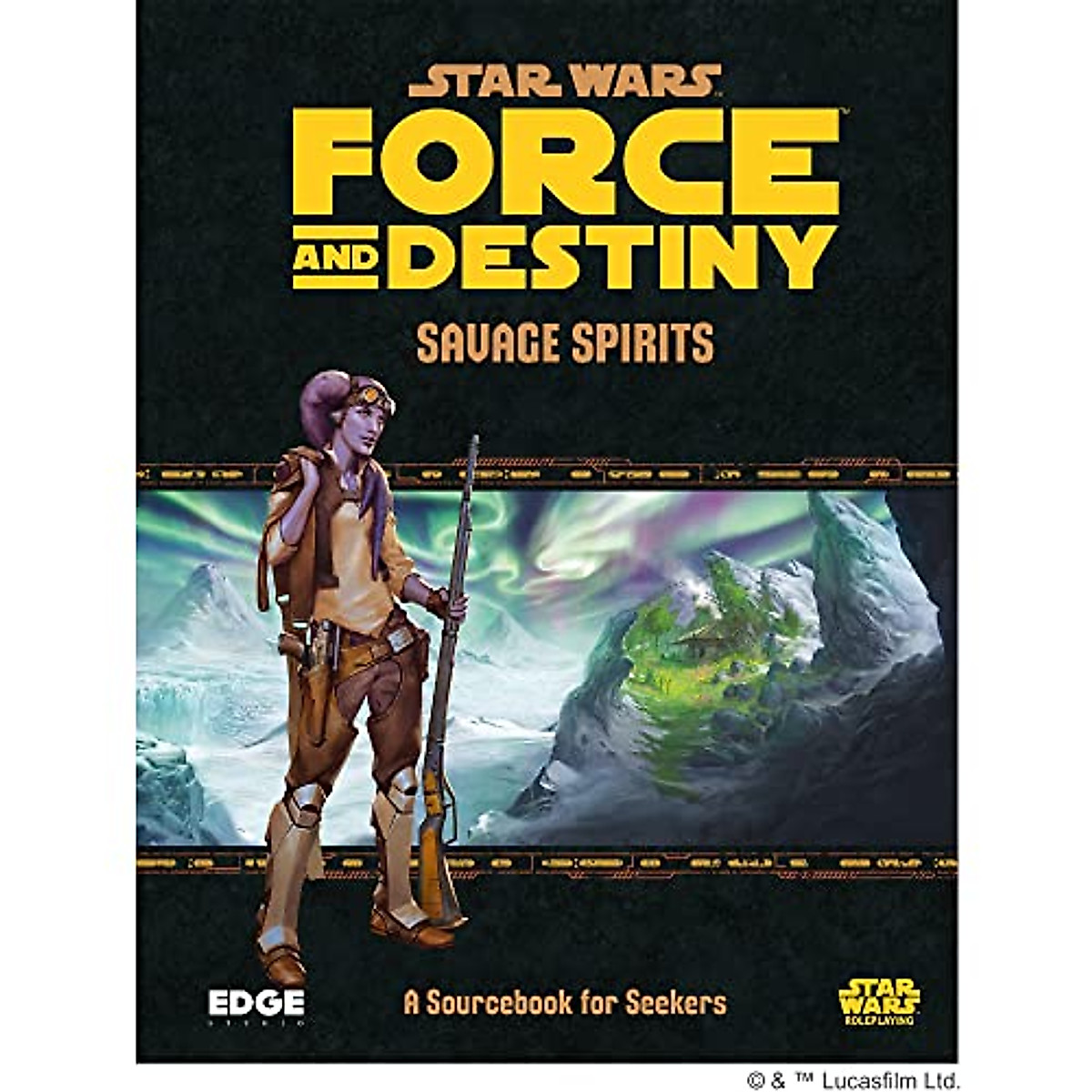 EDGE Studio Star Wars Force and Destiny Game Savage Spirits Expansion,Roleplaying Game, Strategy Game for Adults and Kids, Ages 10+,2-8 Players, Average Playtime 1 Hour,Made