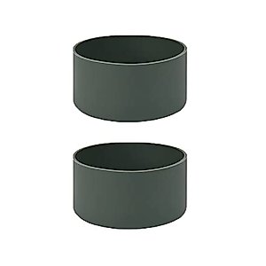 MLKSI 2Pcs Silicone Boot for Stanley Cup Accessories, Protector Silicone Water Bottle Bottom Sleeve for Stanley 40 oz 30 oz Tumbler Simple Modern Tumbler with Handle, Dark Green