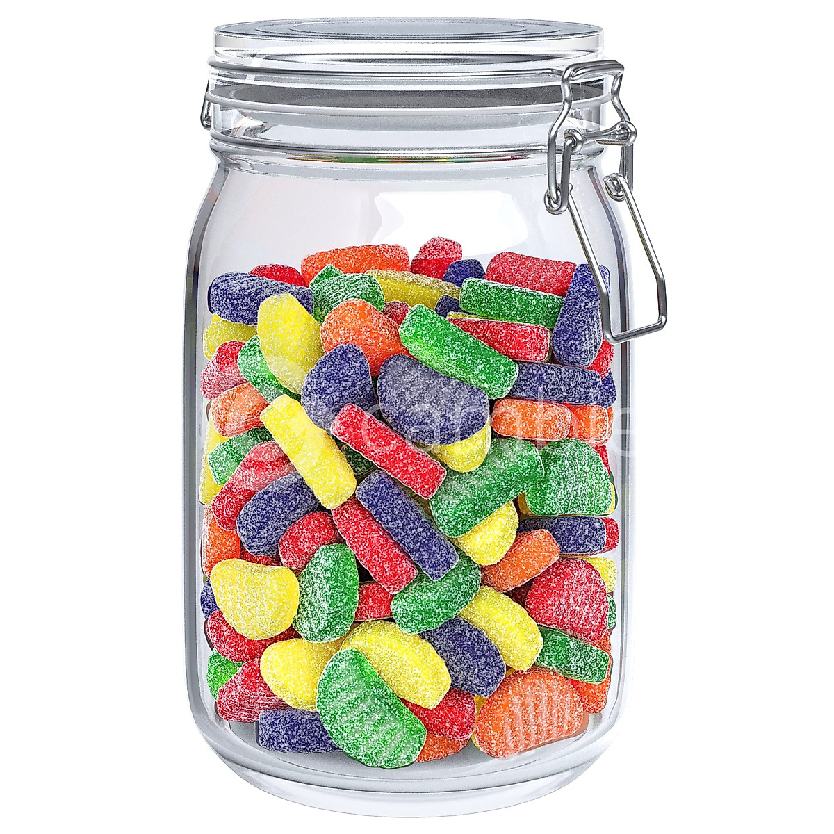 Assorted Fruit Slices Gummy Candy by Cambie | 2 lbs of Fruit Flavored Jellies | Bulk Assorted Fruit Slices Gummy Candy Packaged in a Resealable Pouch | 2 lb