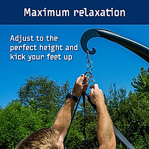 ENO SkyPod Hanging Chair Stand - Stand for 1 Person Backyard Hammock Chair Swing - Outdoor Patio Furniture for Backyard, Lawn, or Balcony - Charcoal