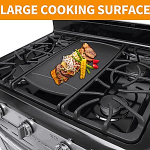 316499900 Griddle for Frigidaire Stove Top Parts, Frigidaire Gas Range Cooktop Replacement Parts Griddle Plate, BGGF3042KFA BGGF3042KFC Frigidaire Cast Iron Middle Burner Griddle Flat Top Pan 1 Pack