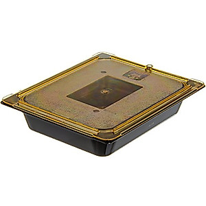 Carlisle FoodService Products 10420B03 StorPlus High Heat Food Pan, 2.5" Deep, Half Size, Black