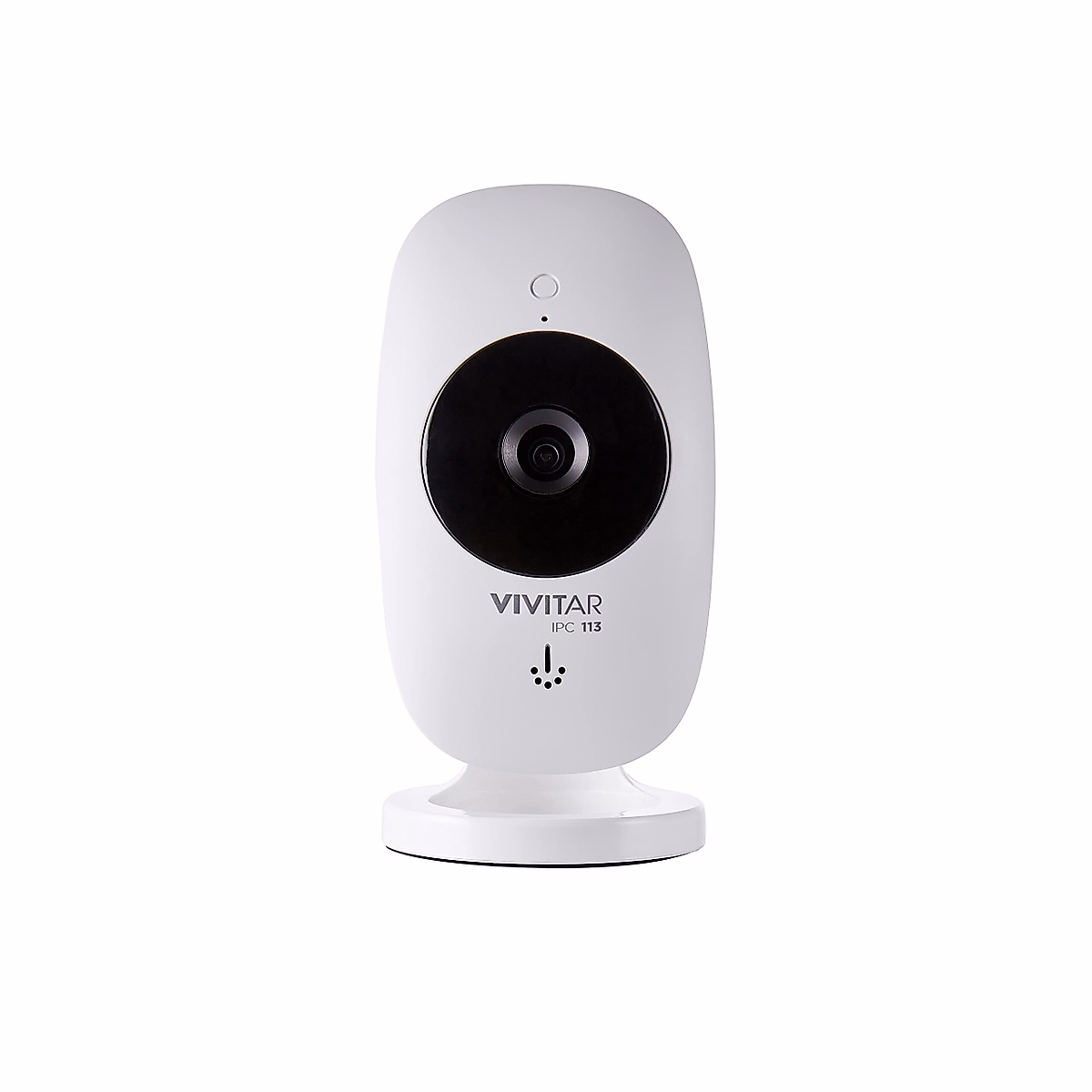 Vivitar IPC113-WHT Wide Angle 1080p HD Wi-Fi Smart Home Camera with Motion Detection, Night Vision, Cloud Backup, Two-Way Audio, Child and Pet Monitor, iOS and Android App for Home/Office Use, White