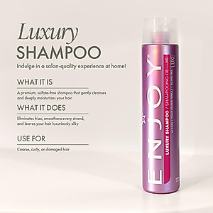Enjoy Sulfate Free Luxury Shampoo, 10.1 Fl Oz