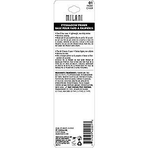 Milani Eyeshadow Primer | Primer Face Makeup Eye Shadow Primer Base | Makeup Primer for Face | Vegan, Cruelty-Free, Made for Long-Lasting Wear | Use with Eye Shadow Palettes (0.3 Fl. Oz.)