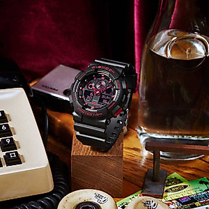 G-Shock Reloj Casio GA-100BNR-1AER resina Hombre