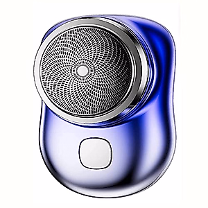 Electric Razor for Men, Newest Mini-Shave Portable Electric Shaver, Pocket Size Portable Shaver Wet and Dry Mens Razor USB Rechargeable Shaver Easy One-Button Use for Home,Car,Travel