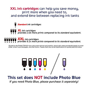 Arthur Imaging Compatible Canon Ink cartridges 280 and 281 Replacement PGI-280XXL CLI-281XXL PGI 280 XXL CLI 281 XXL PIXMA TR7520 TR8520 TS6120 TS6220 TS8220 TS9120 TS9520 TS9521C Printer (5 Pack)