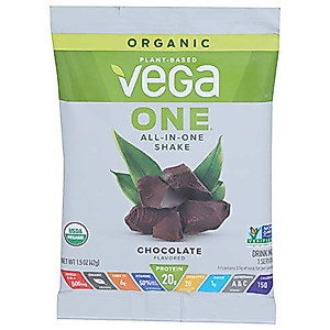 Vega One Organic Plant Protein Powder, Chocolate, 1.5 Ounce
